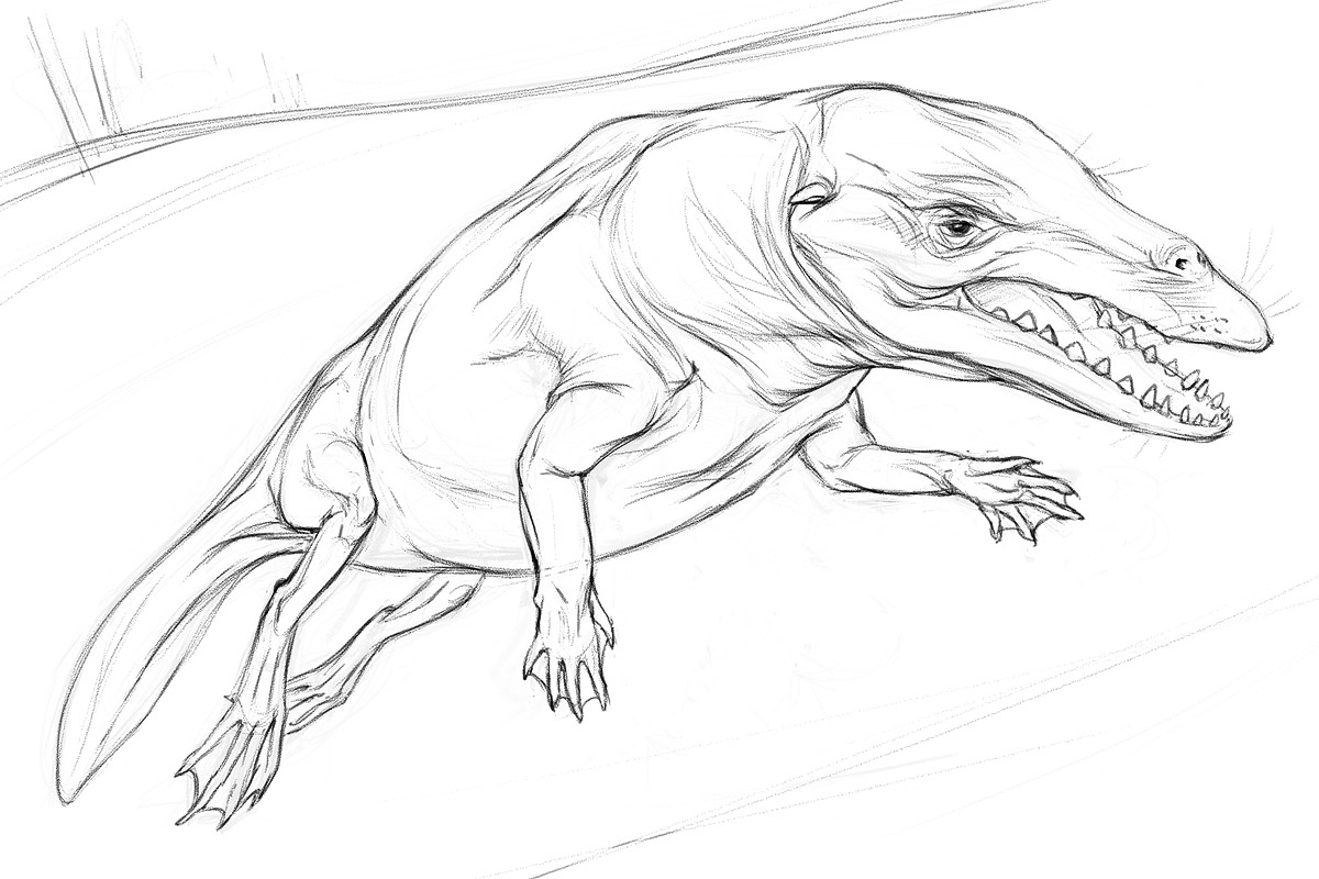 Rodhocetus - The Art of Eldar Zakirov